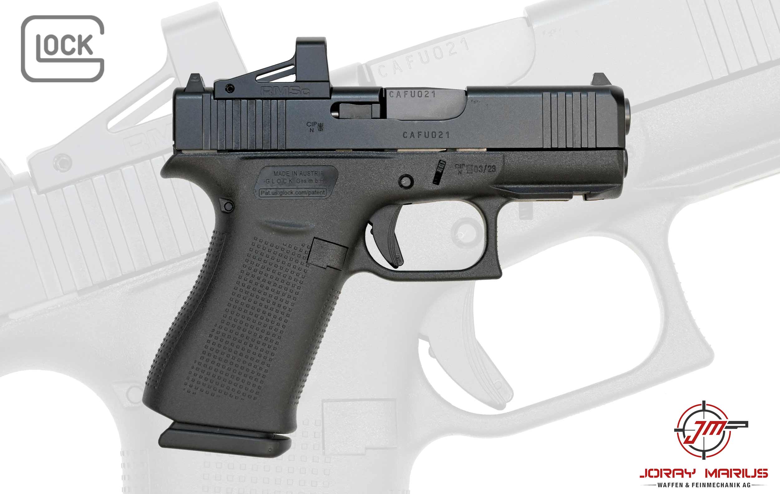 Glock 43X FS MOS Combo Shield Pistole
