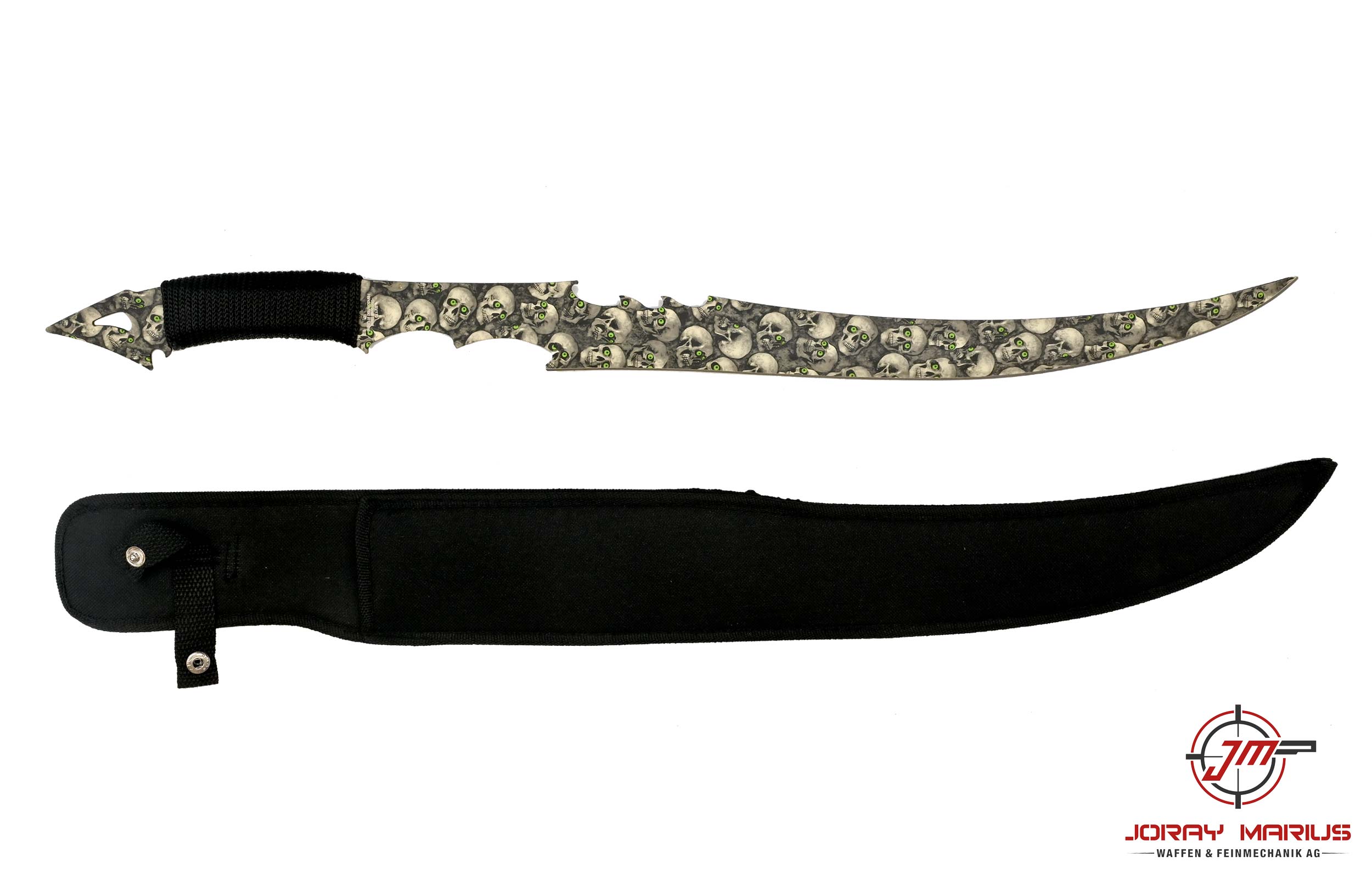 Zombie Machete Skull